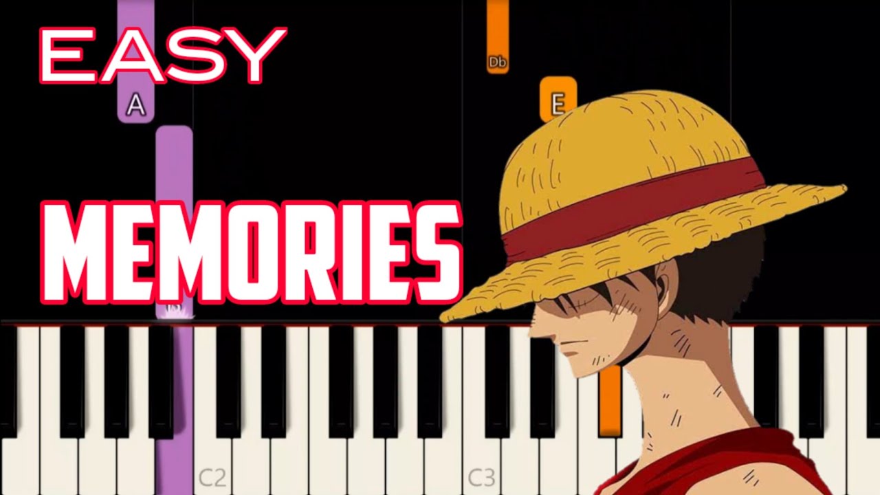 MEMORIES - ONE PIECE THEME | PIANO TUTORIAL - YouTube