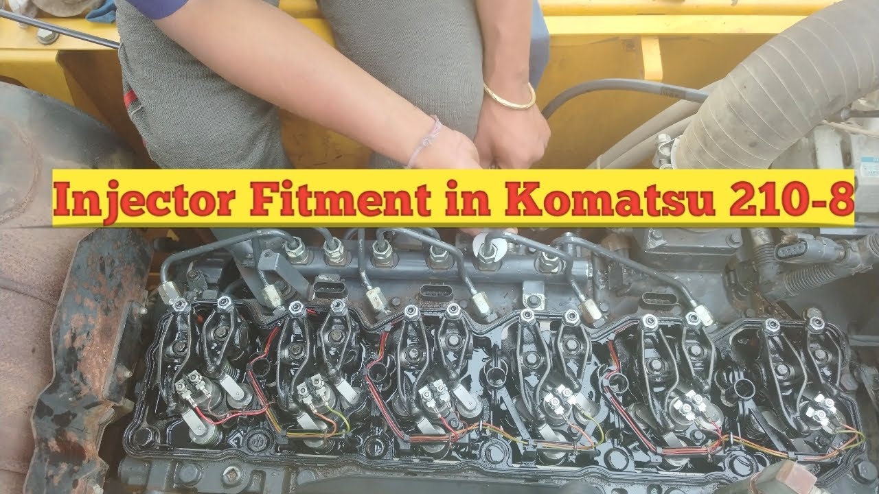 Injector Fitment #automobile #excavator #komatsu #crdiengine # ...