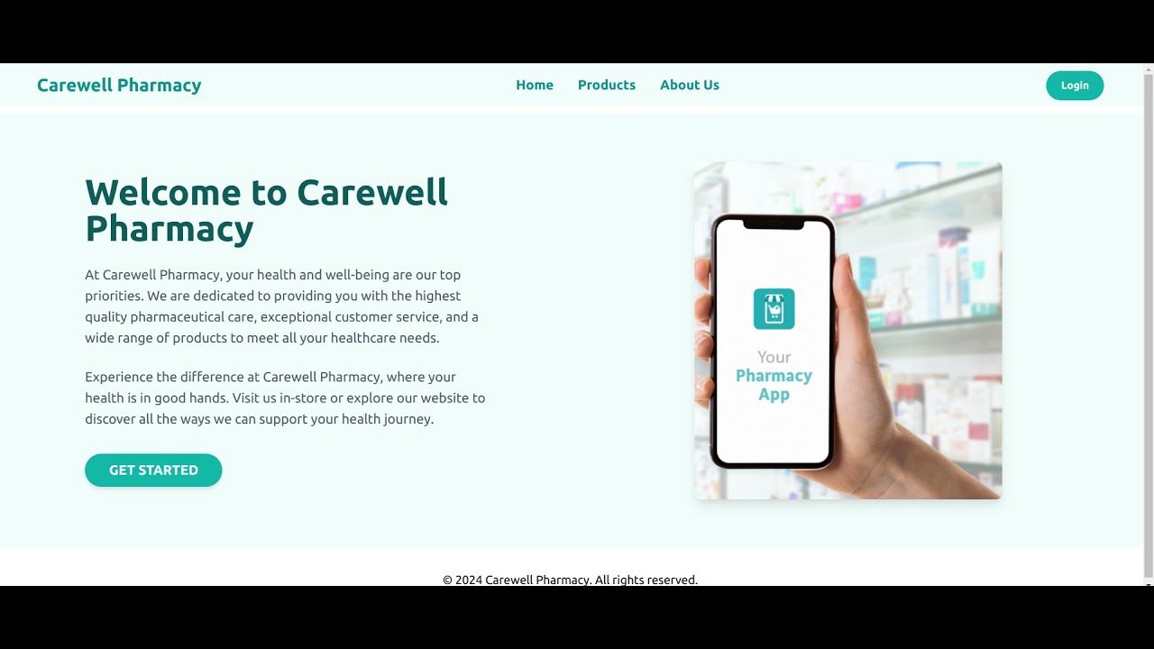 Online Pharmacy Web App Using MERN Stack - YouTube
