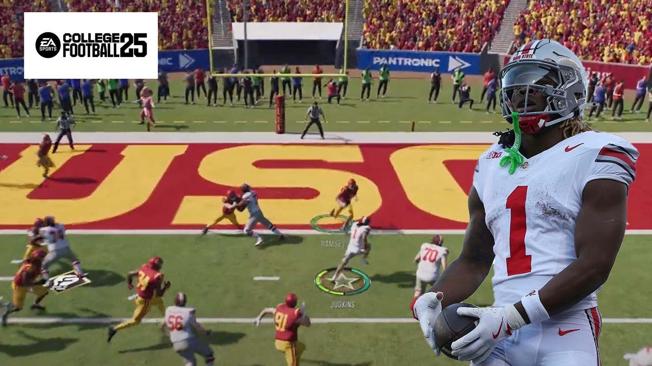 OHIO STATE BUCKEYES VS USC TROJANS | EA SPORTS College Football 25 | HB ...