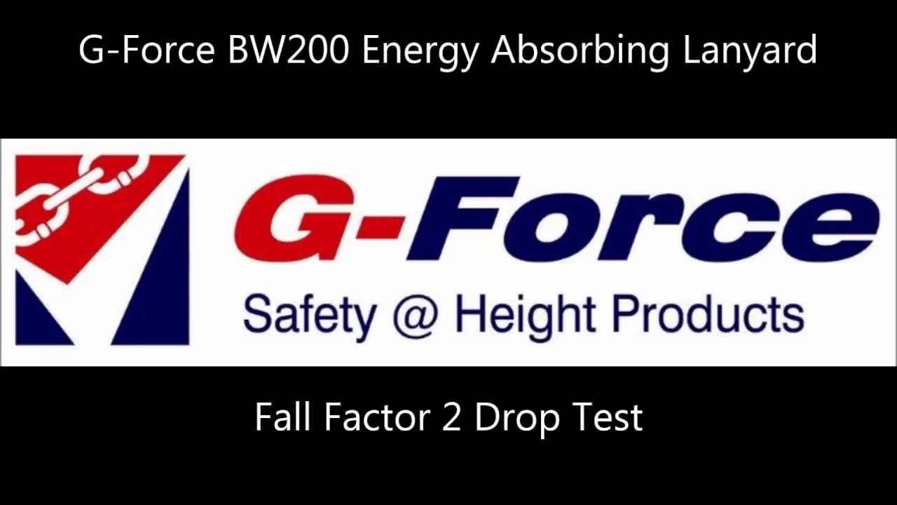 G-Force Fall Factor 2 Drop Test - YouTube