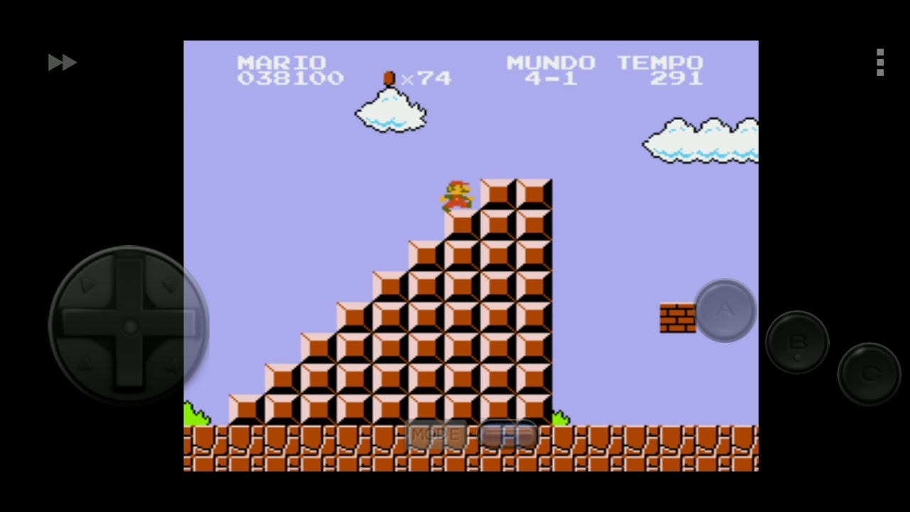 super Mario Bros mega drive en PT BR Android gameplay - YouTube