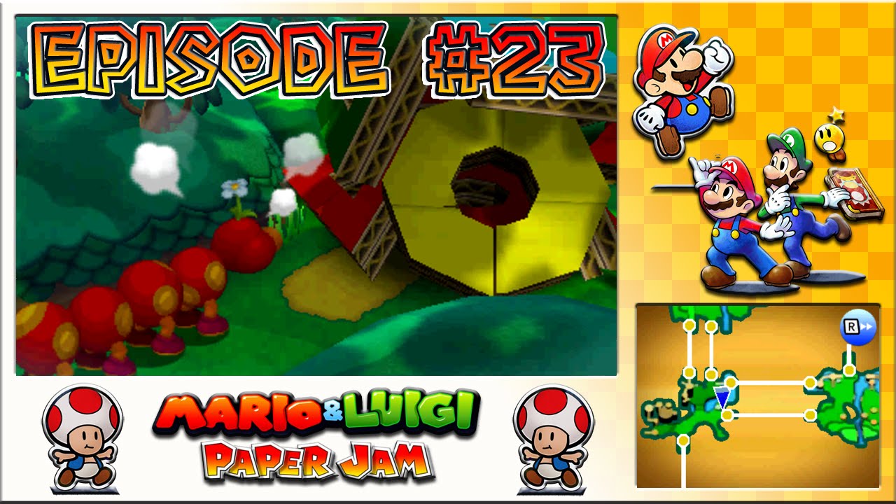 Mario & Luigi: Paper Jam - Yoshi Racing & Wiggler's Clean Up - Episode ...