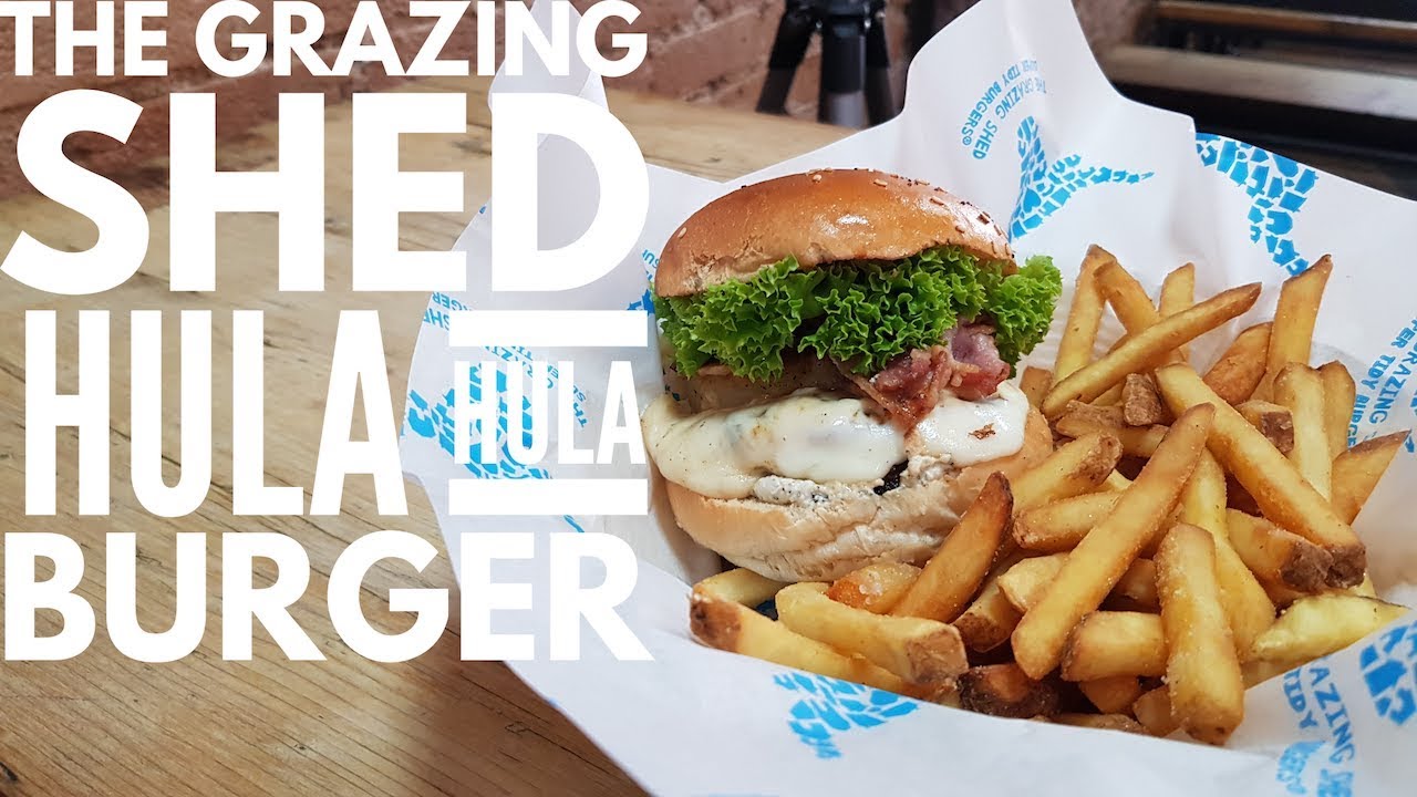 The Grazing Shed Hula Hula Burger & Root Beer Review - YouTube