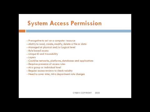 CISA: DOMAIN 5 PART 4 PART A IDENTITY AND ACCESS MANAGEMENT SYSTEM ...