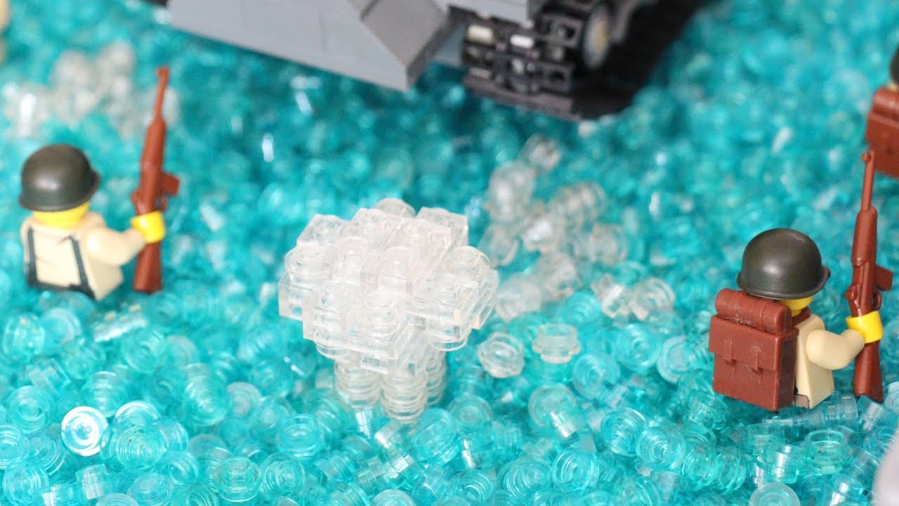 LEGO HAUL #137 - LEGO DDAY Water Detail Parts, Americans vs Germans ...