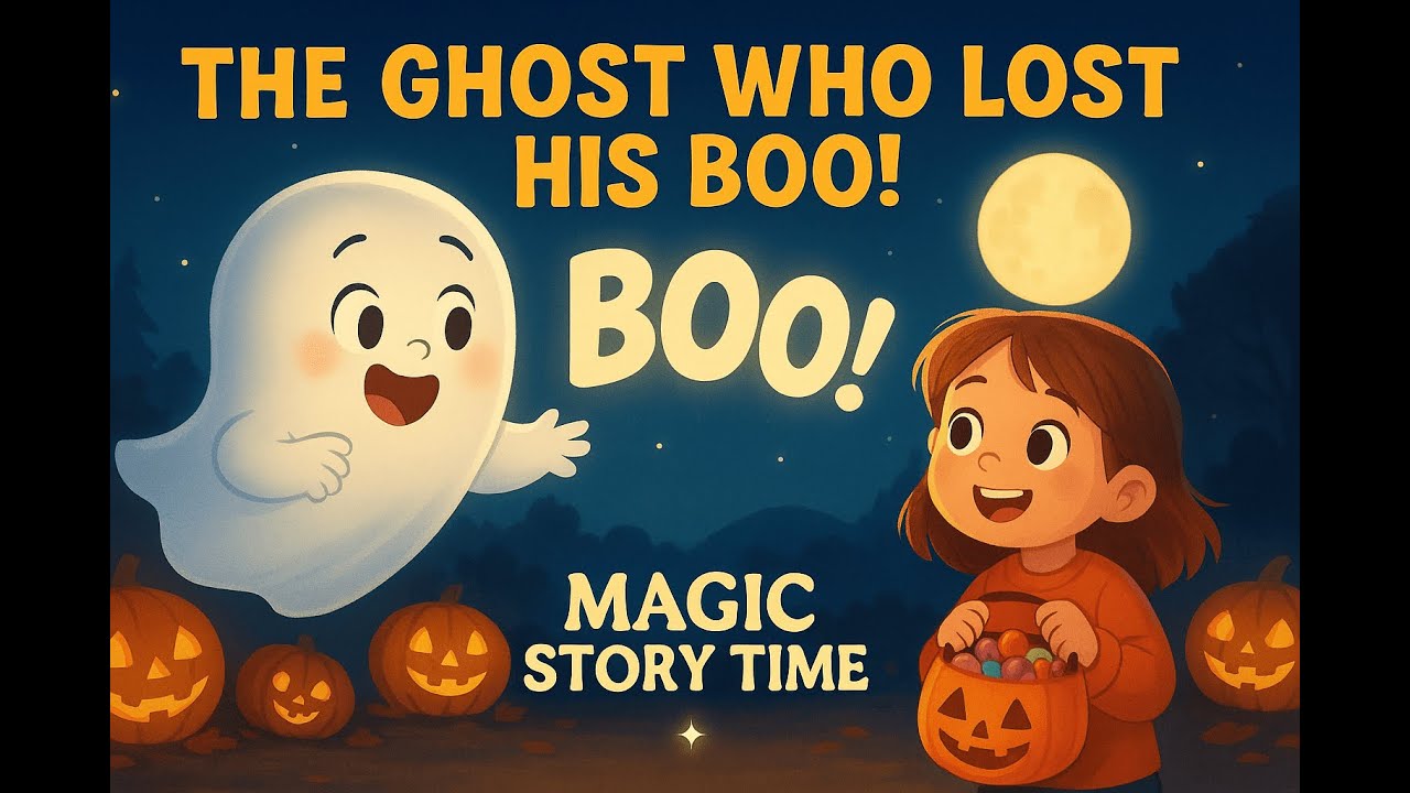 “The Ghost Who Lost His Boo! Magical Kids Story” - YouTube