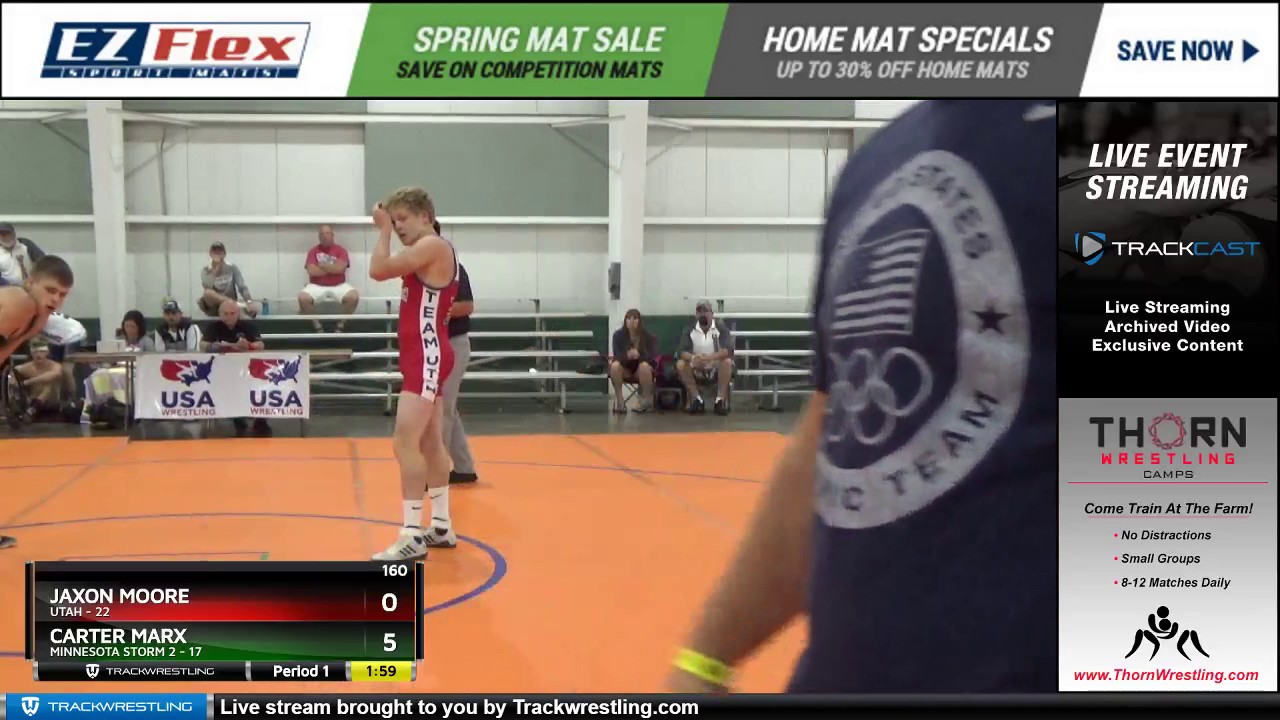 160 Jaxon Moore Utah vs Carter Marx Minnesota Storm 2 8386388104 - YouTube