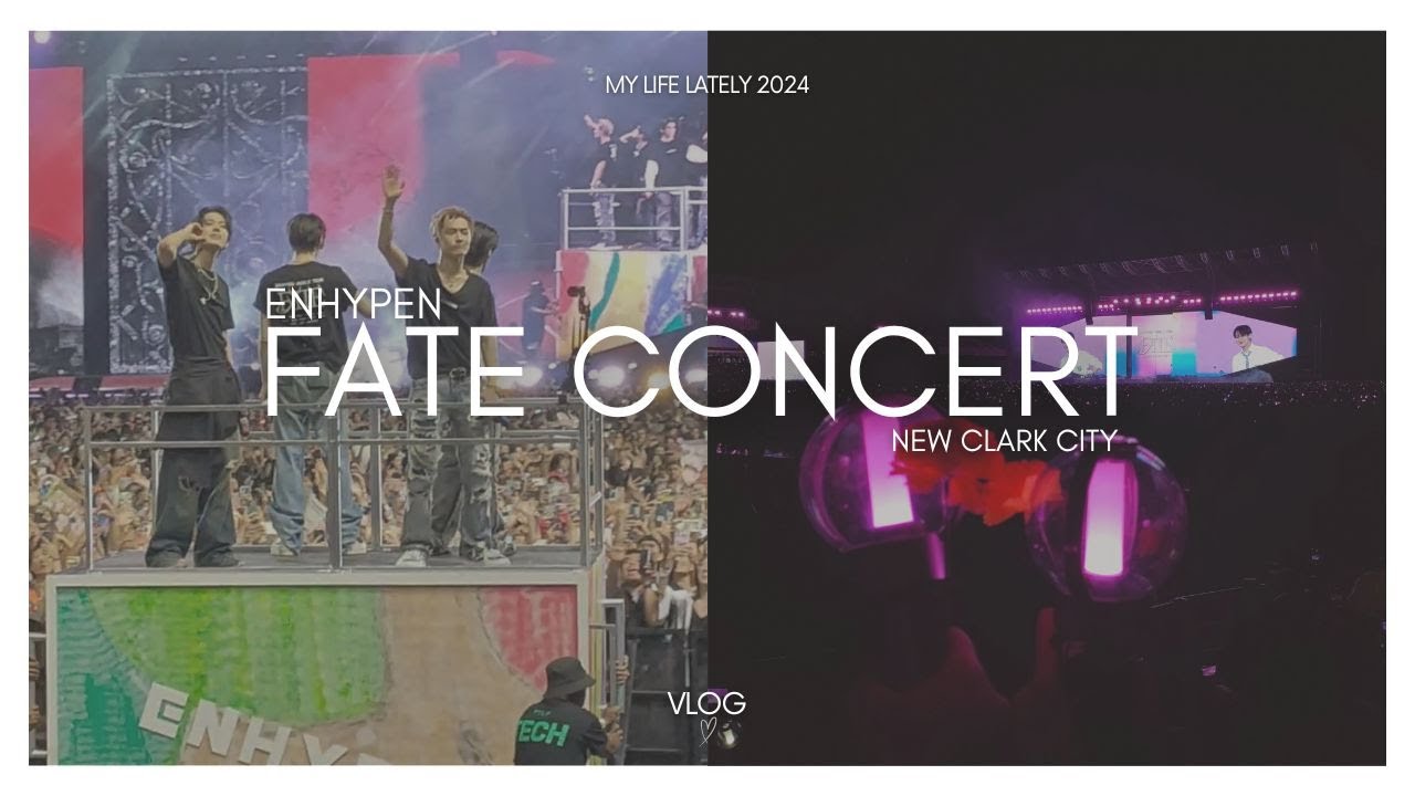 ENGENE-Log | FATE CONCERT | NEW CLARK CITY | ENHYPEN CART | ENGENE ...