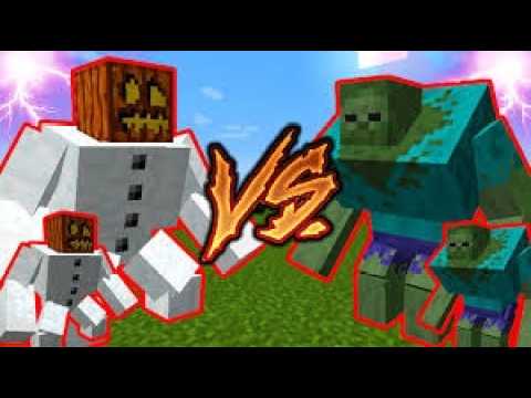 MUTANT ZOMBIES VS ALL MUTANT SNOW GOLEMS ALLIANCE MOBS BATTLE IN ...