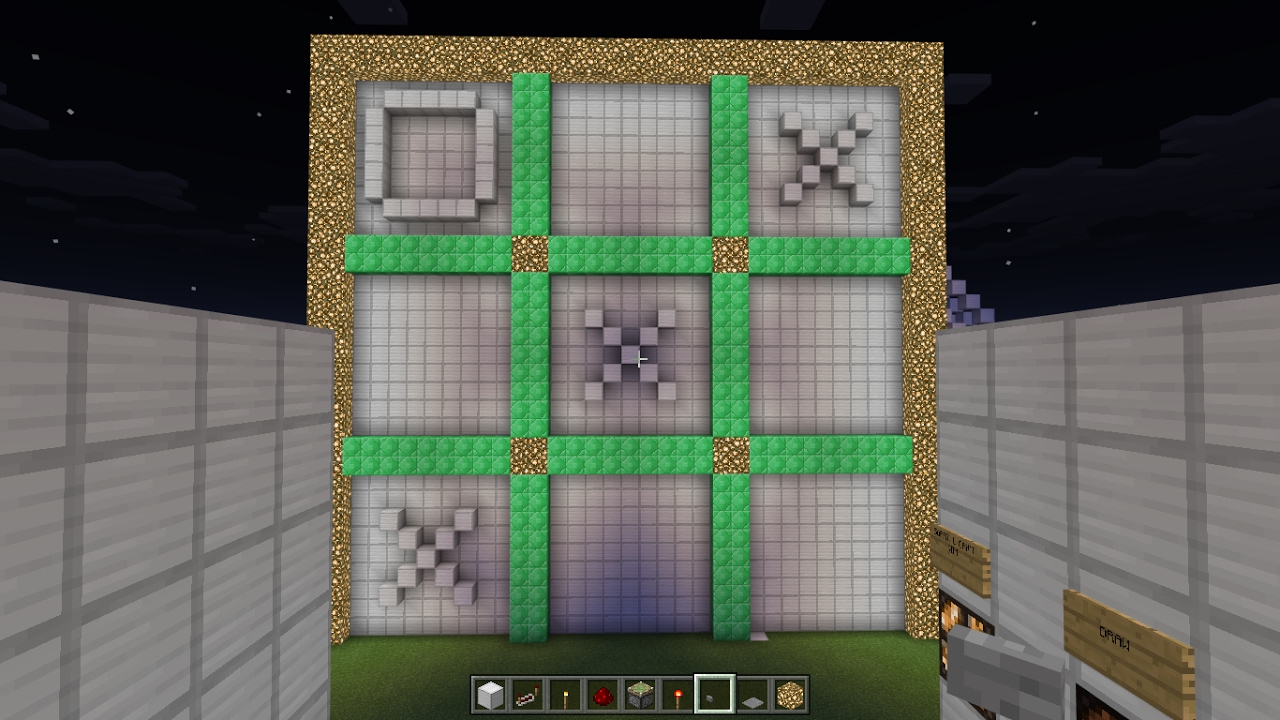 Tic-Tac-Toe In Minecraft! - YouTube