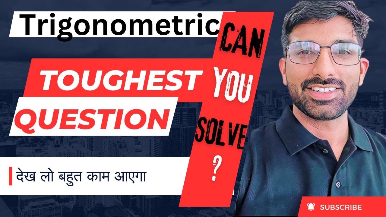 😱 Toughest Trigonometry Problem for JEE Advanced! 🔥#jeemains # ...