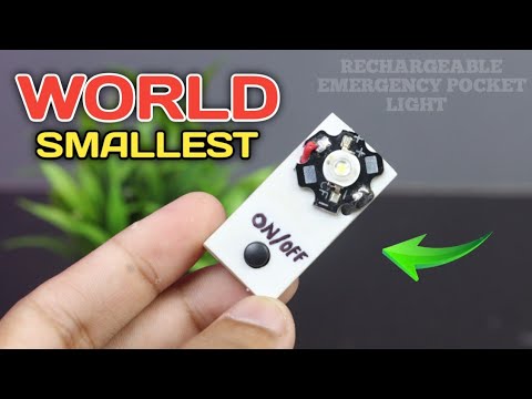 How To Make Emergency Pocket Light || World Smallest Light || Home Made ...