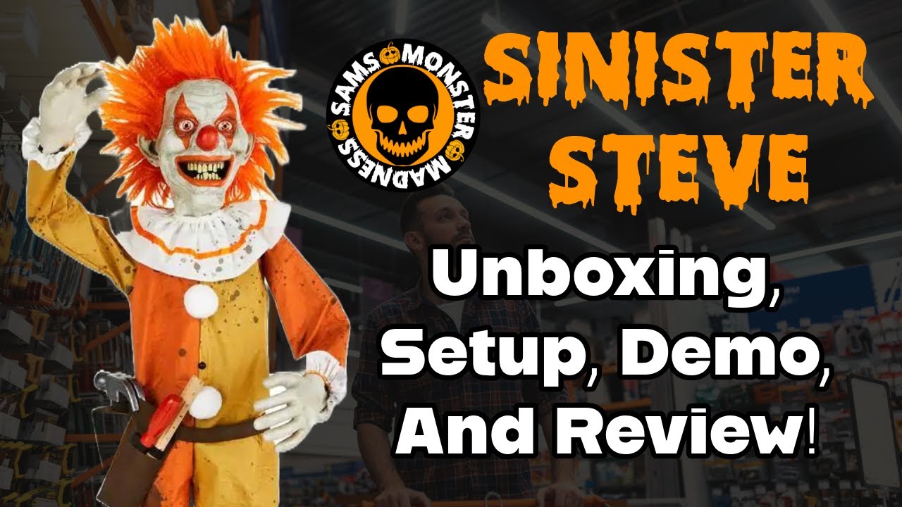 FLASH WARNING! Sinister Steve Unboxing, Set-up, Demo, and Review! Sam's Monster Madness 2024 ...