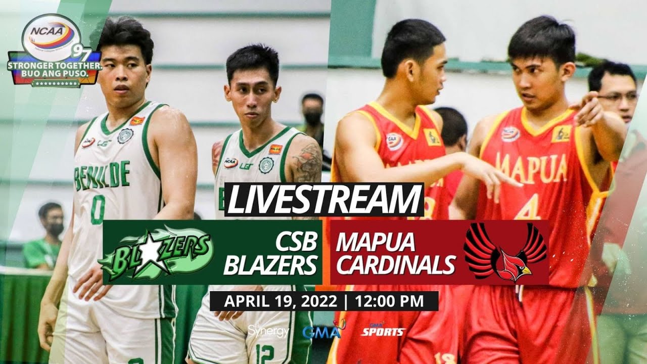 NCAA Season 97: CSB Blazers vs. Mapua Cardinals (Men's Basketball ...