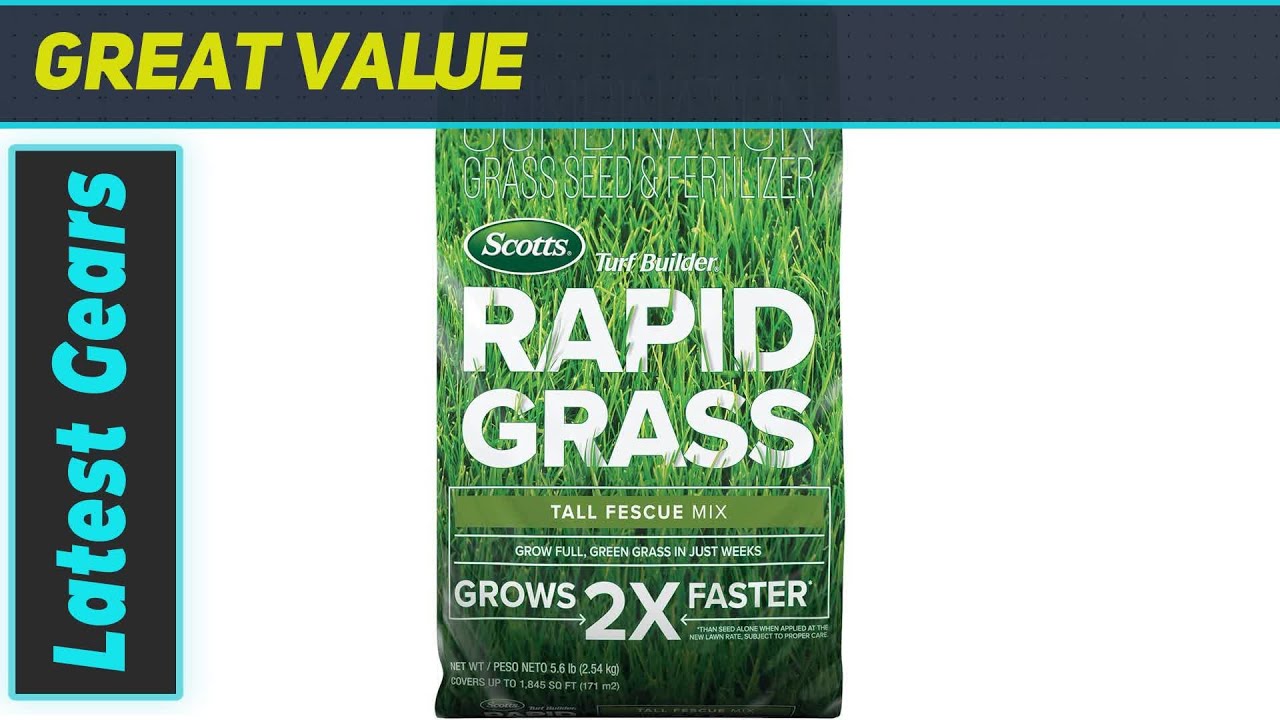 Scotts Turf Builder Rapid Grass Tall Fescue Mix – Best Way to Grow ...