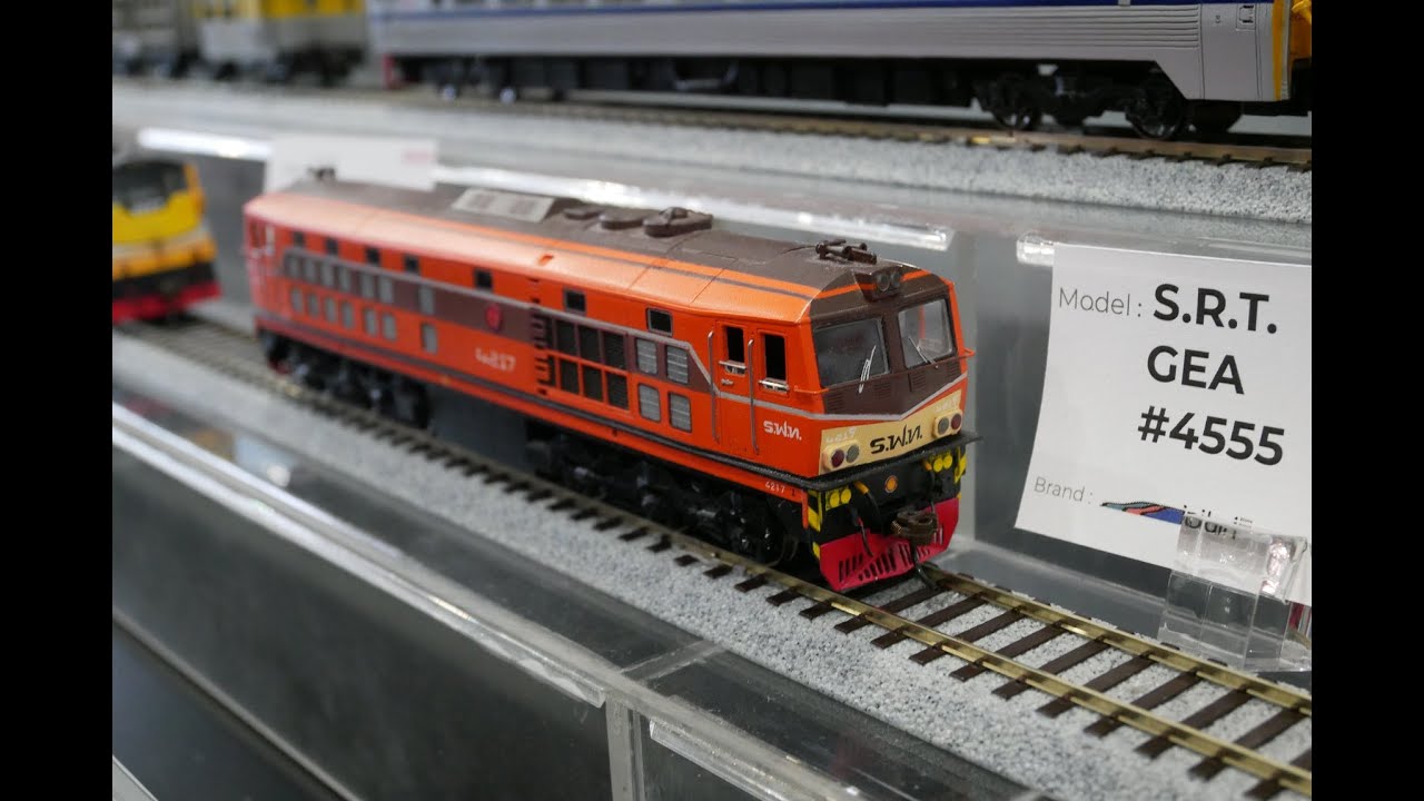 รถไฟไทย HO Model ในงาน JRM 2019 | Thailand Model Train Show - YouTube