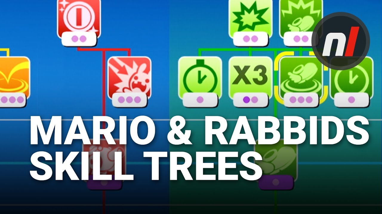 How Skill Trees Work in Mario & Rabbids Kingdom Battle (Gameplay) - YouTube