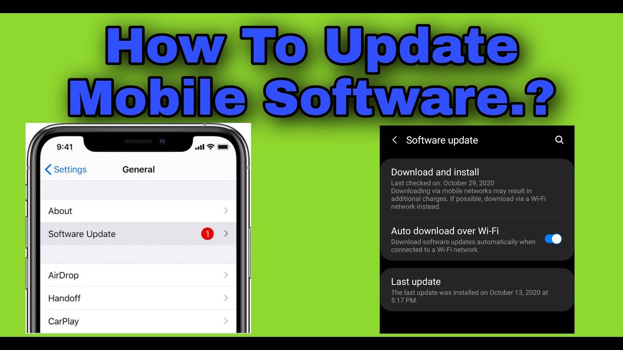 How To Update Android Mobile Software | Update your mobile in just 5 ...