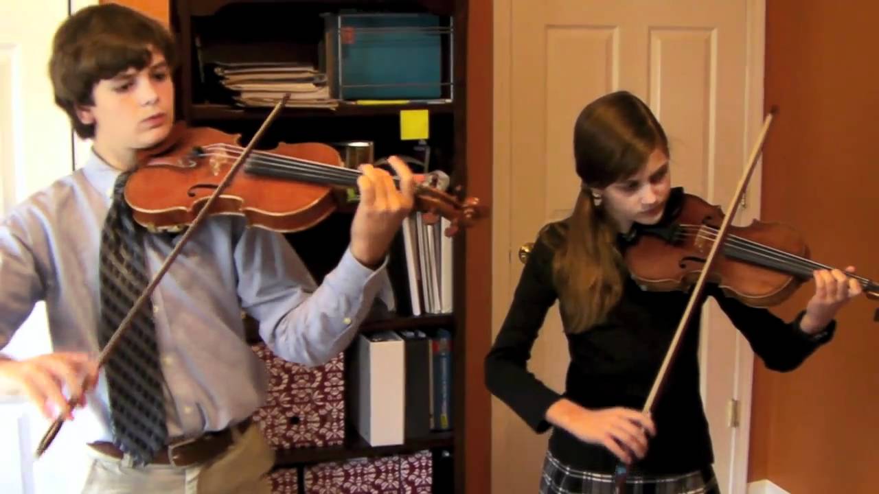 Bach Minuet 1 Violin Duet from Suzuki Violin Book Volume 1 - YouTube