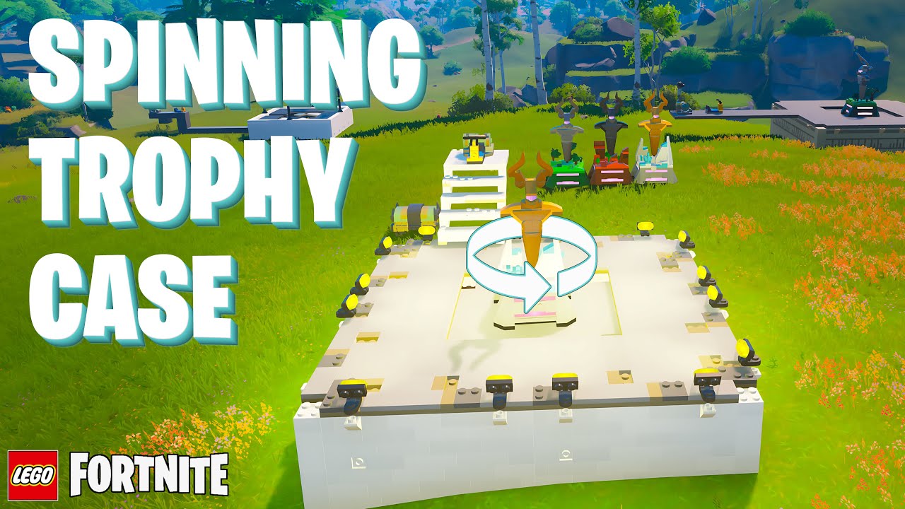 "Trophy Spinning Display Case" LEGO Fortnite - YouTube