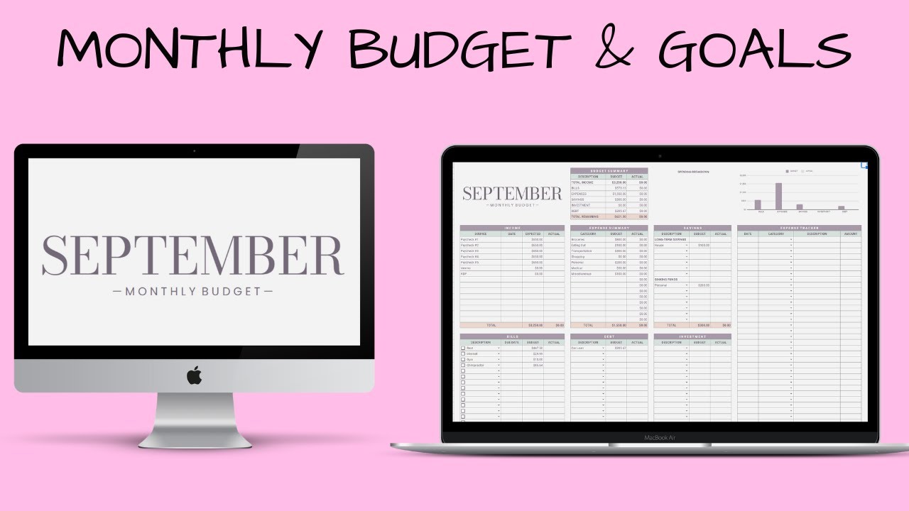 Road To Debt Free | September 2022 | Goals | Budget With Me - YouTube