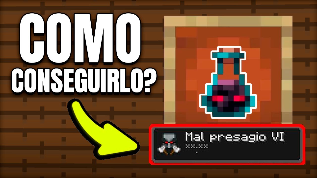 COMO CONSEGUIR el EFECTO de MAL PRESAGIO en MINECRAFT 1.21+ 🤔 - YouTube