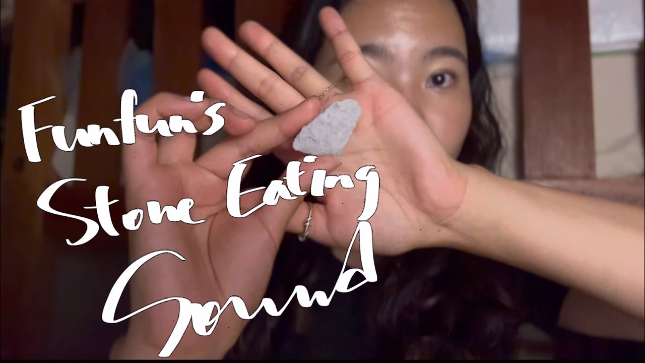 [Eng ASMR] 돌먹는 뻔뻔이 Funfun’s stone eating sound 로 시작했으나 - YouTube