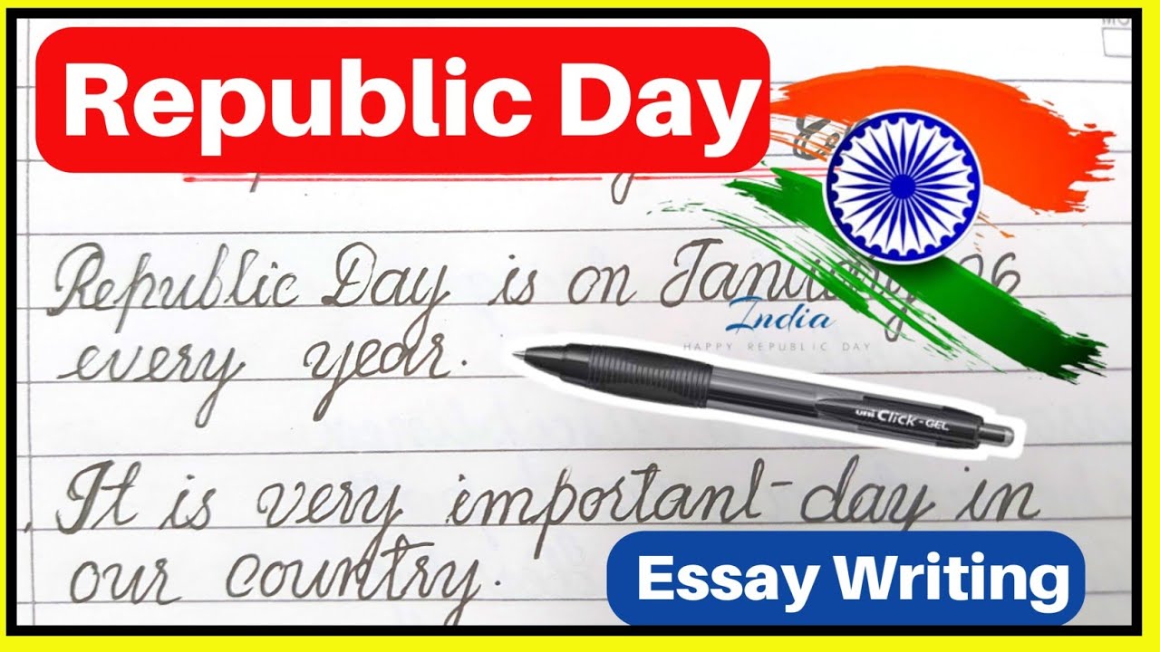 🇮🇳Republic Day Essay in English || 26 January Essay Writing || 26th ...