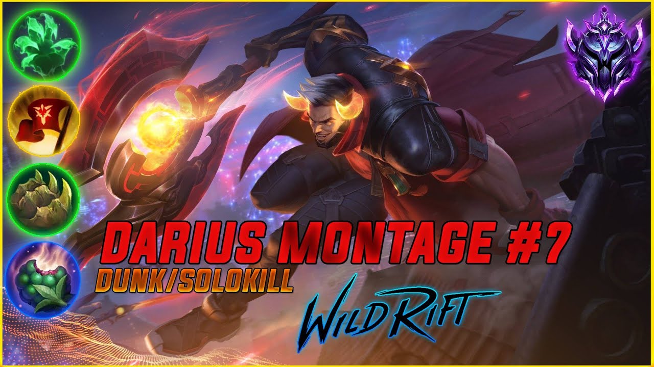 DARIUS MONTAGE #7 | HARD CARRY | LOL WILDRIFT - YouTube