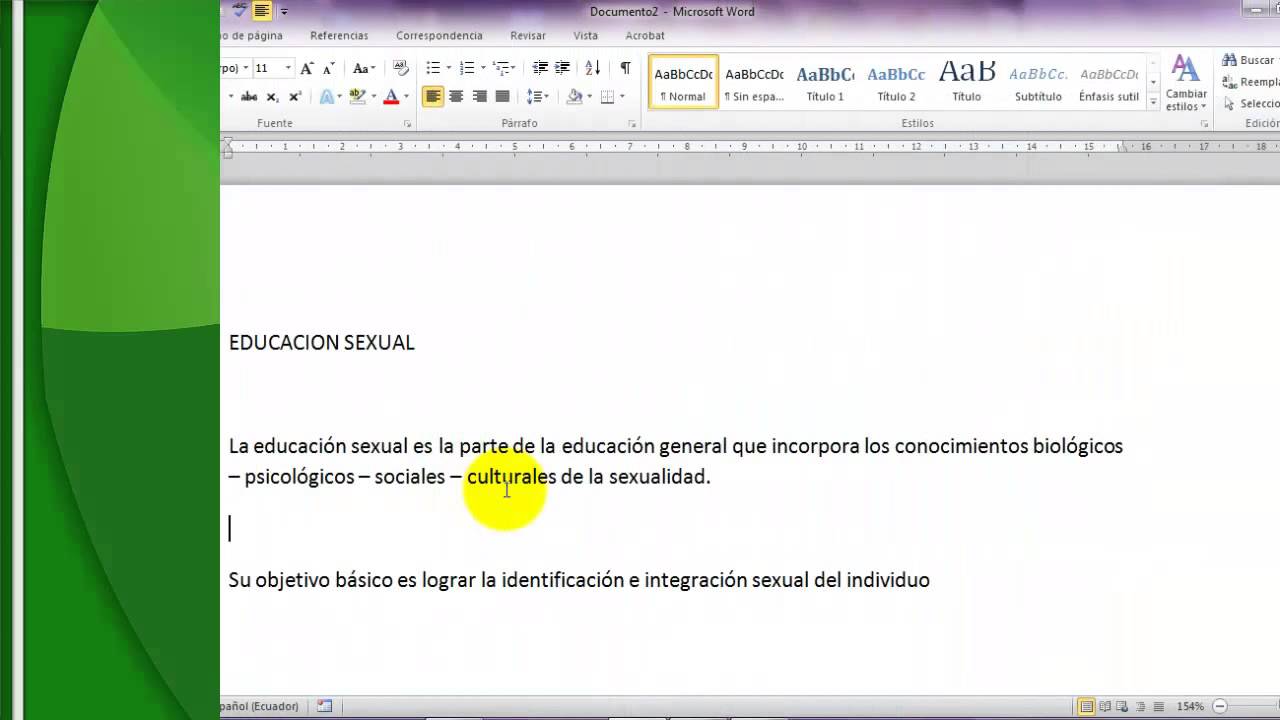 Escribir y guardar textos en Word - YouTube