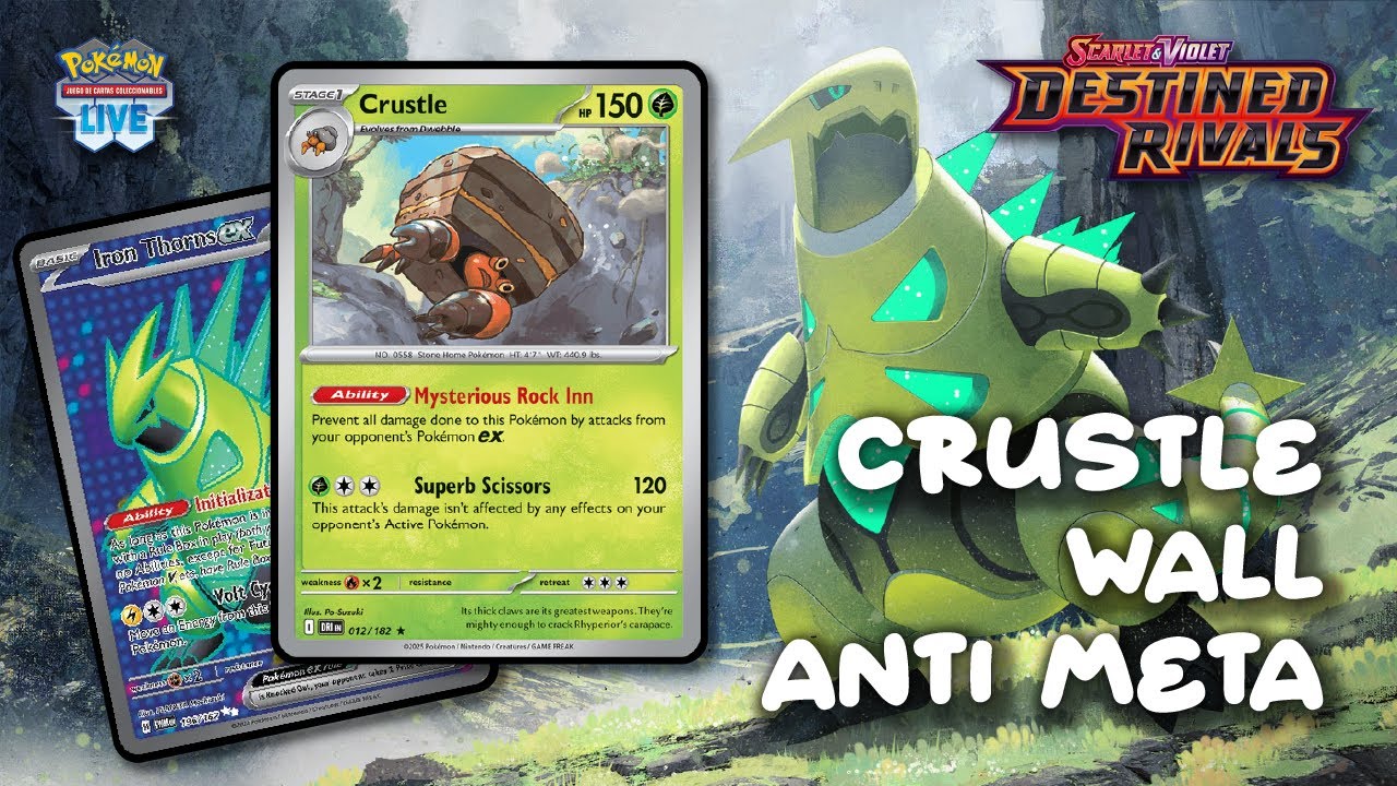 Deck CONTROL Crustle & Iron Thorns ex | Destined Rivals | Pokémon TCG ...