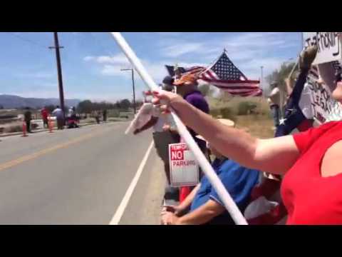 Murrieta CA Protests Part 2 - YouTube
