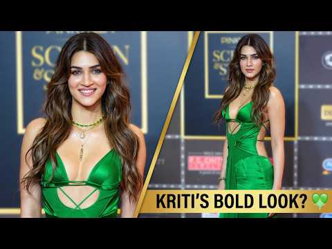 Kriti Sanon STUNS in Bold Green Dress at Pinkvilla Awards 2026! 🔥