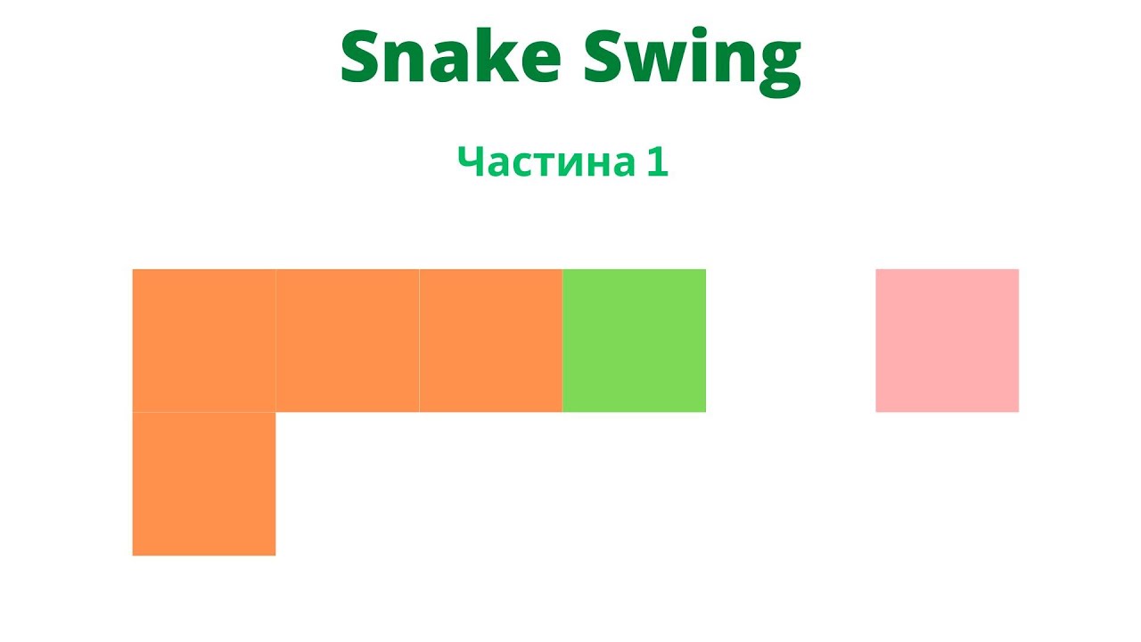 Змійка, частина 1. Snake, part 1 | JavalinUa | Java | Swing - YouTube