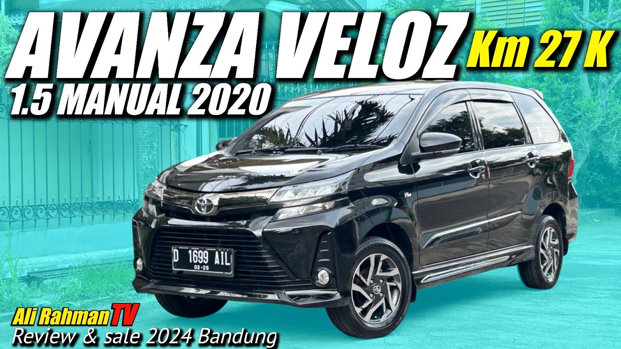 TOYOTA AVANZA VELOZ 1.5 MANUAL 2020 LOW KM , MOBIL BEKAS BANDUNG | ALI ...