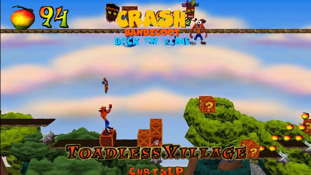 Crash Bandicoot - Back In Time Fan Game: Custom Level: Toadless Village ...
