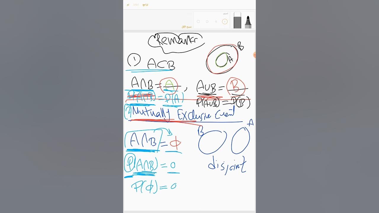 3rd prep probability ,operation on events - YouTube