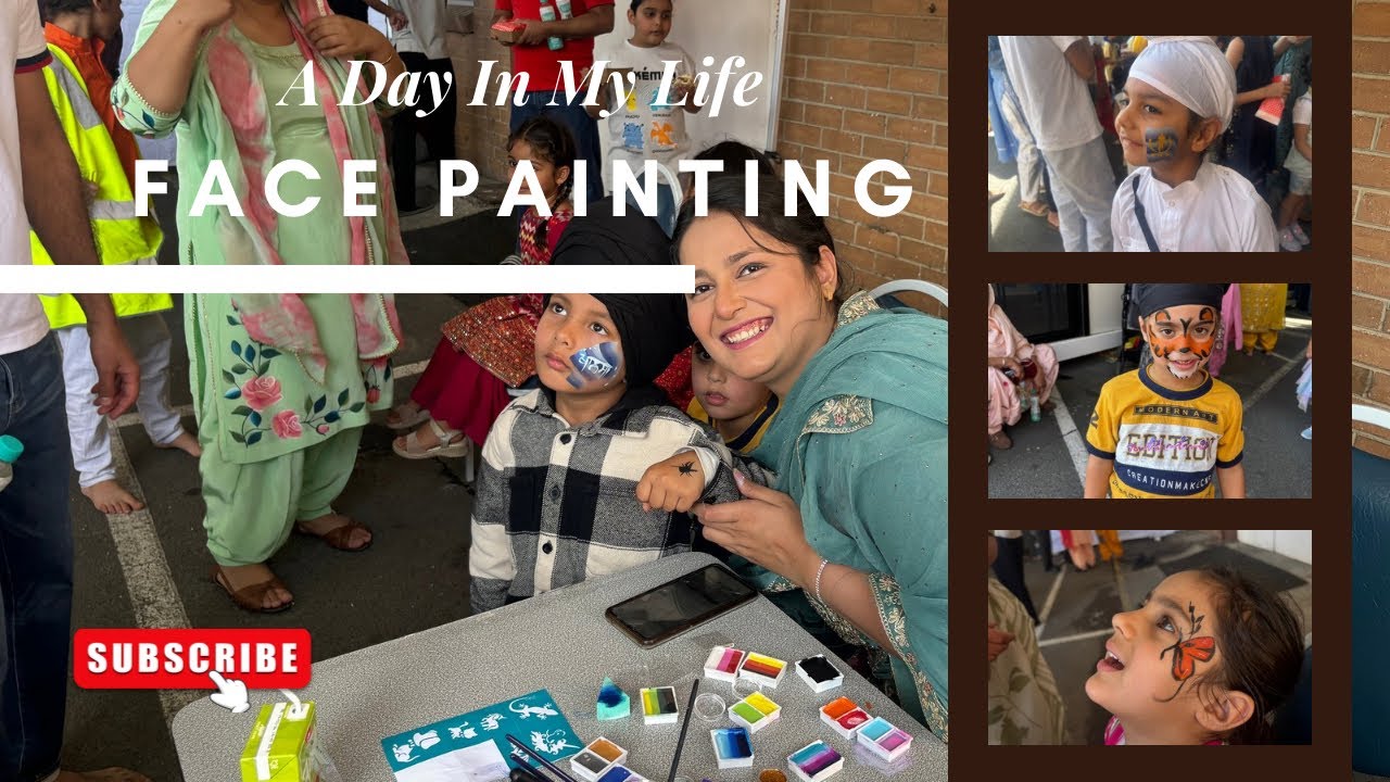 A day in my life (Face Painting Event) - YouTube