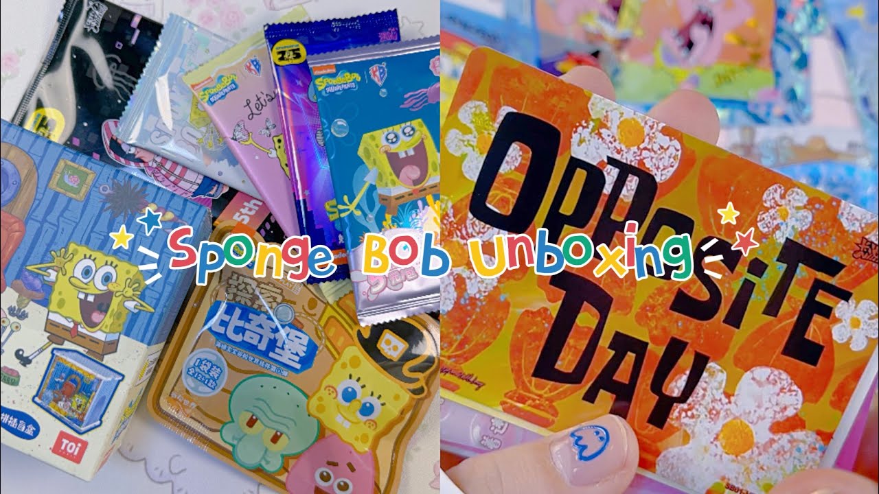 Lucky Sponge Bob Blind Toy Unboxing - YouTube