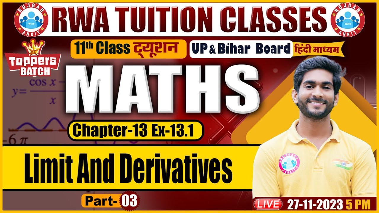 Limit And Derivatives, UP/Bihar Board 11th Ncert Maths Class, 11th ...