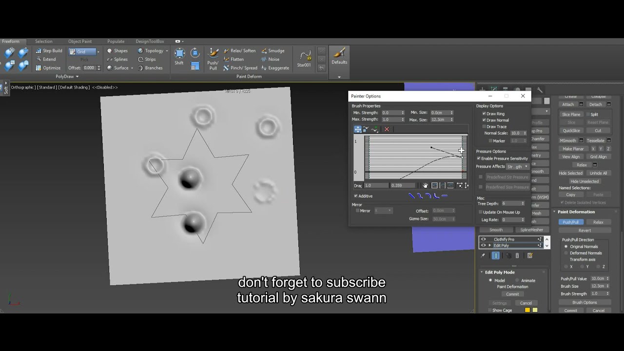 3ds max Clothify pro part 02- (brushers,shapes,patterns,noise,effects ...