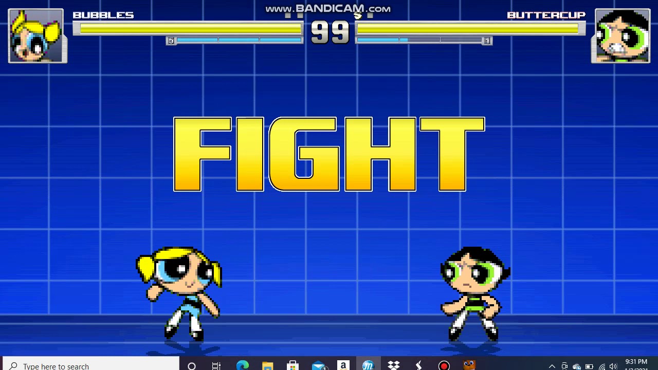 Mugen Battle 4# Bubbles Vs Buttercup - YouTube
