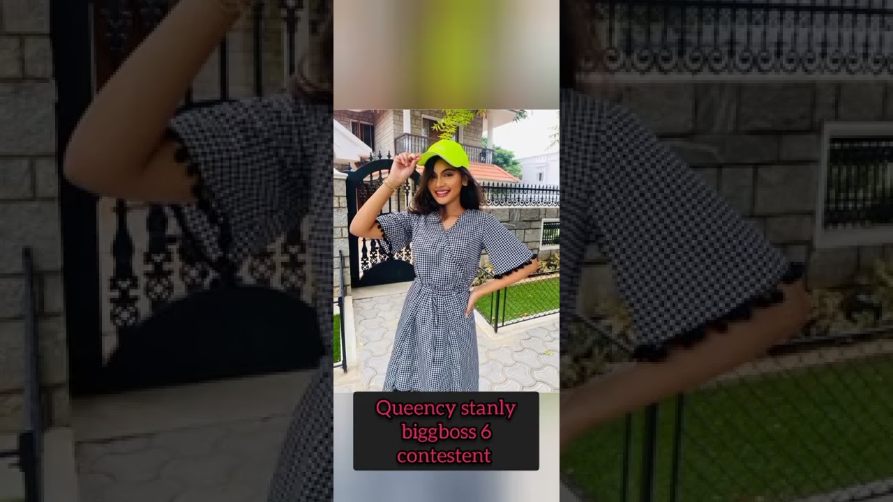 18th contestent Queency stanly enter into biggboss house - YouTube