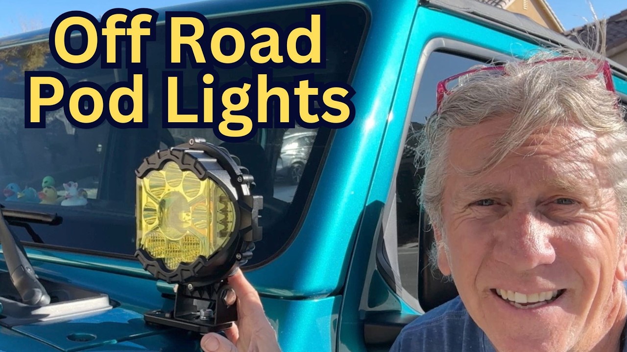 Beginners Guide: Installing Off Road Pod Lights (Suparee 7") - YouTube