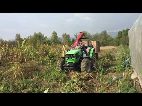 DEUTZ FAHR 4065 E İLE MISIR SLAJI