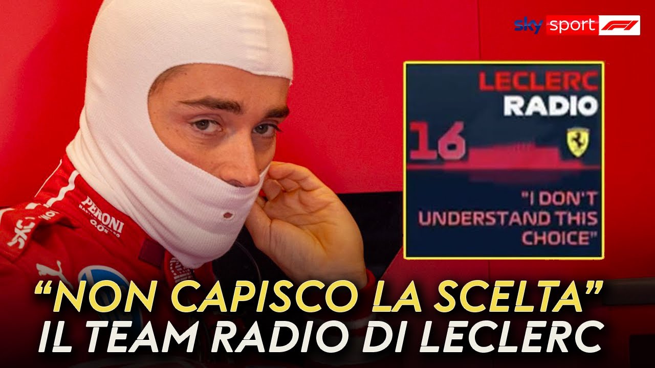 Ferrari, team radio di Leclerc sulla strategia al GP del Canada: "Non ...