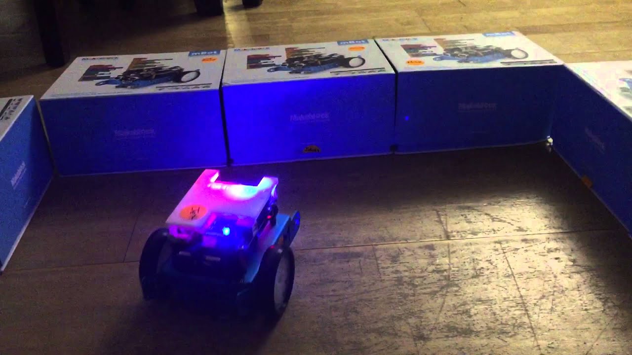 mBot Ultrasonic Police Car - YouTube