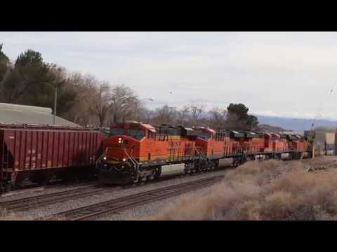 BNSF 7473 ES44DC 2 1 19 CEMEX Plant, Victorville, Ca Ron Diczhazy - YouTube