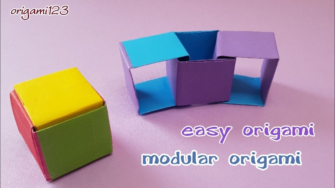 easy origami/ modular origami/easy make origami - YouTube